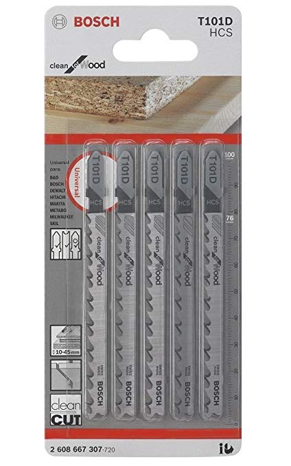 Sierra / 'Cuchilla para Caladora T101D 5U / BOSCH- | CONSTRUHERRAMIENTAS